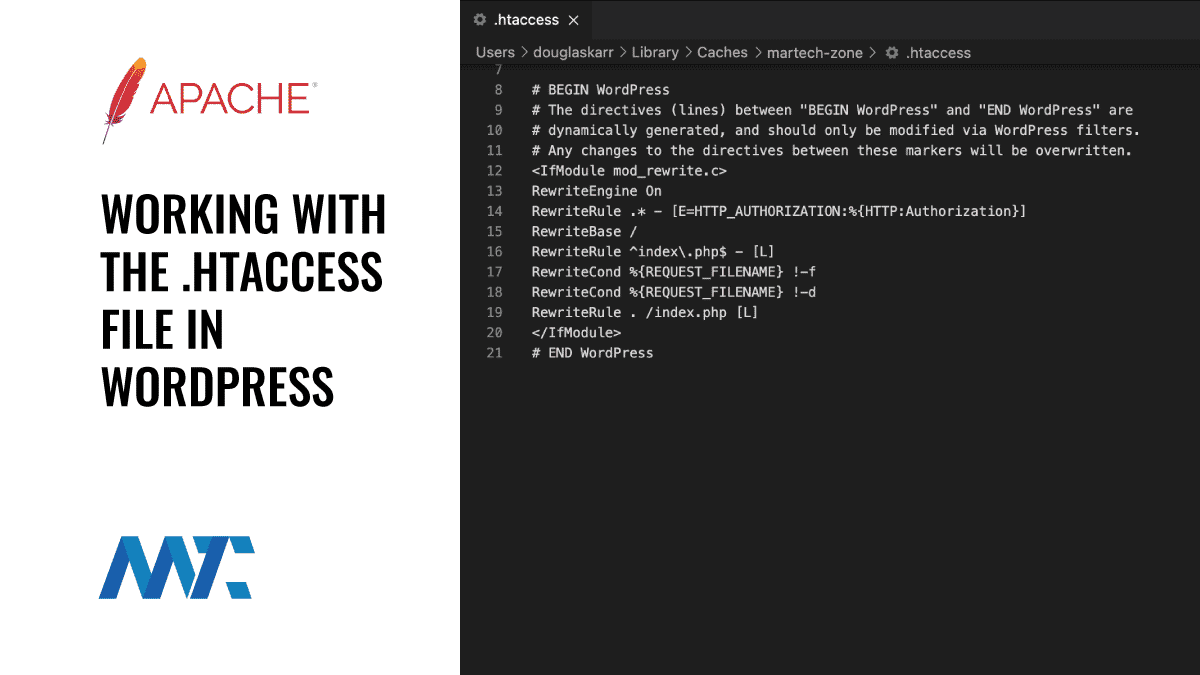 Working With The htaccess File In WordPress Martech Zone