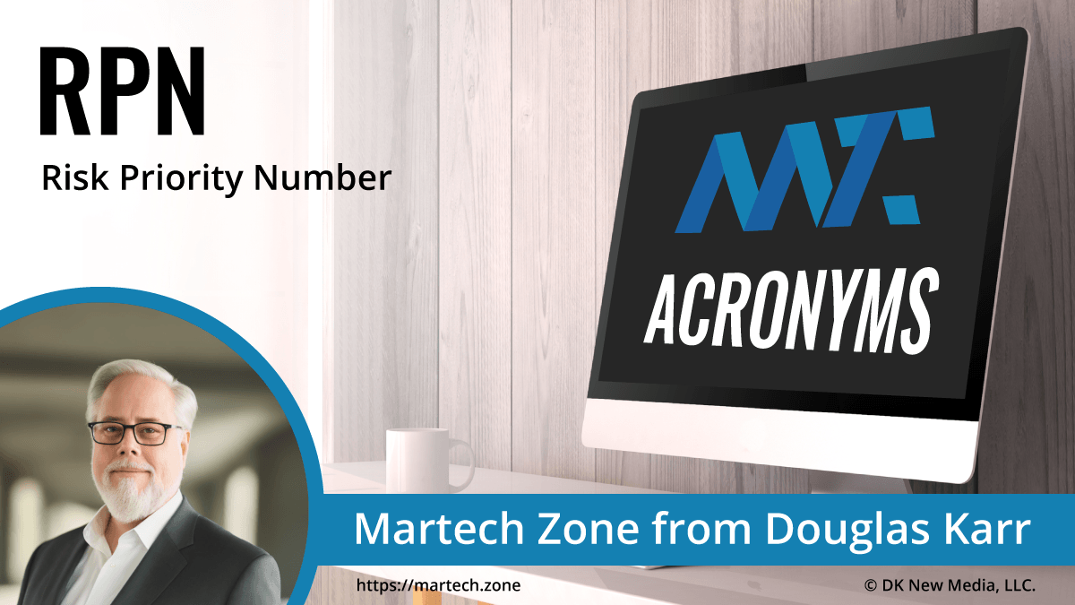 Apa itu RPN? Nomor Prioritas Risiko | Martech Zone Akronim