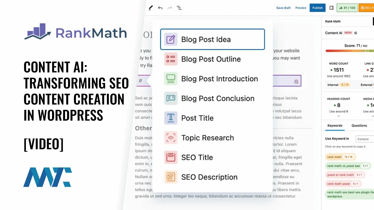 Rank Math Content AI: Transforming SEO Content Creation In WordPress ...